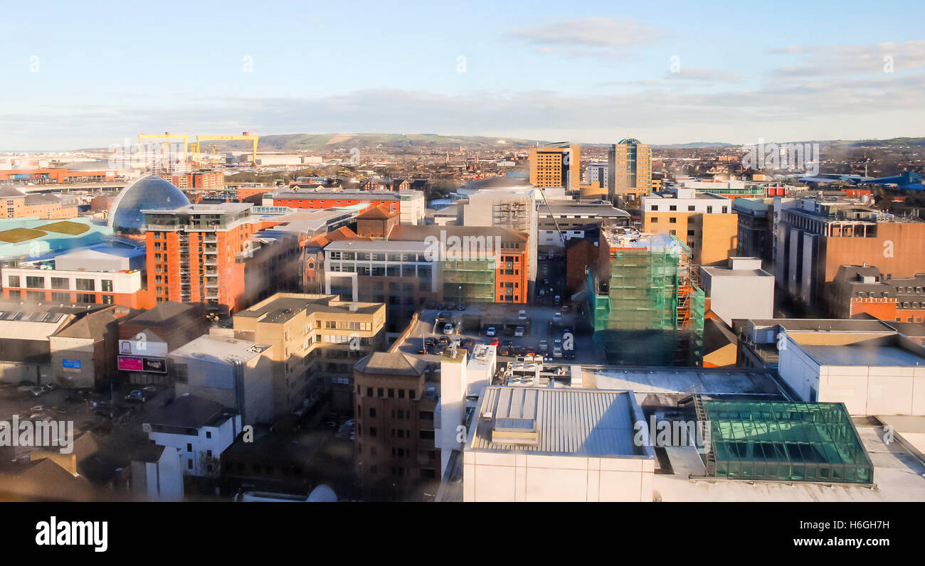North belfast aerial hi-res stock photography and images - Alamy