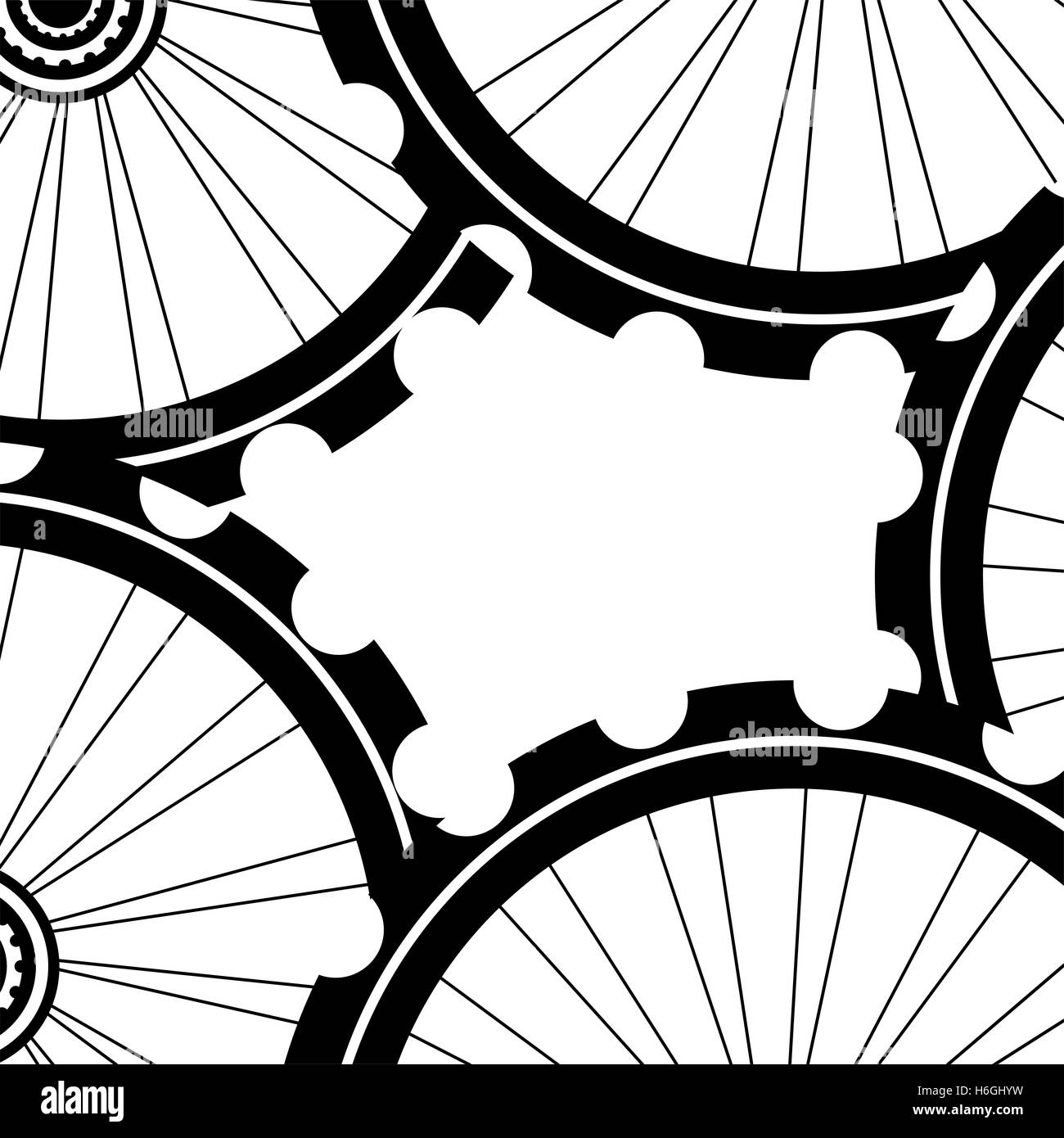 bike wheels background pattern. Pattern of bicycle wheels Stock Photo ...