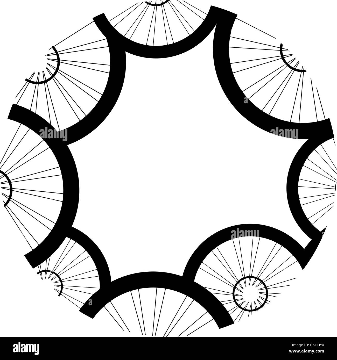 bicycle wheels pattern isolated on white background Stock Photo - Alamy