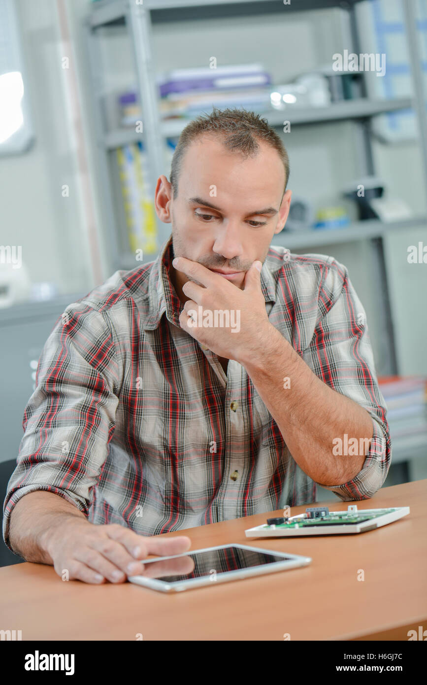 Troubled expression hi-res stock photography and images - Alamy