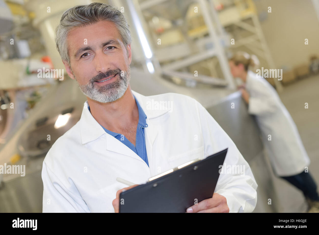 man in the factory Stock Photo - Alamy