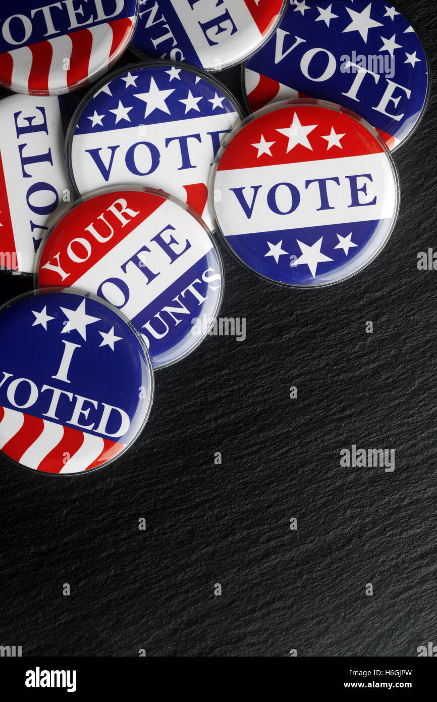 Campaign buttons hi-res stock photography and images - Alamy