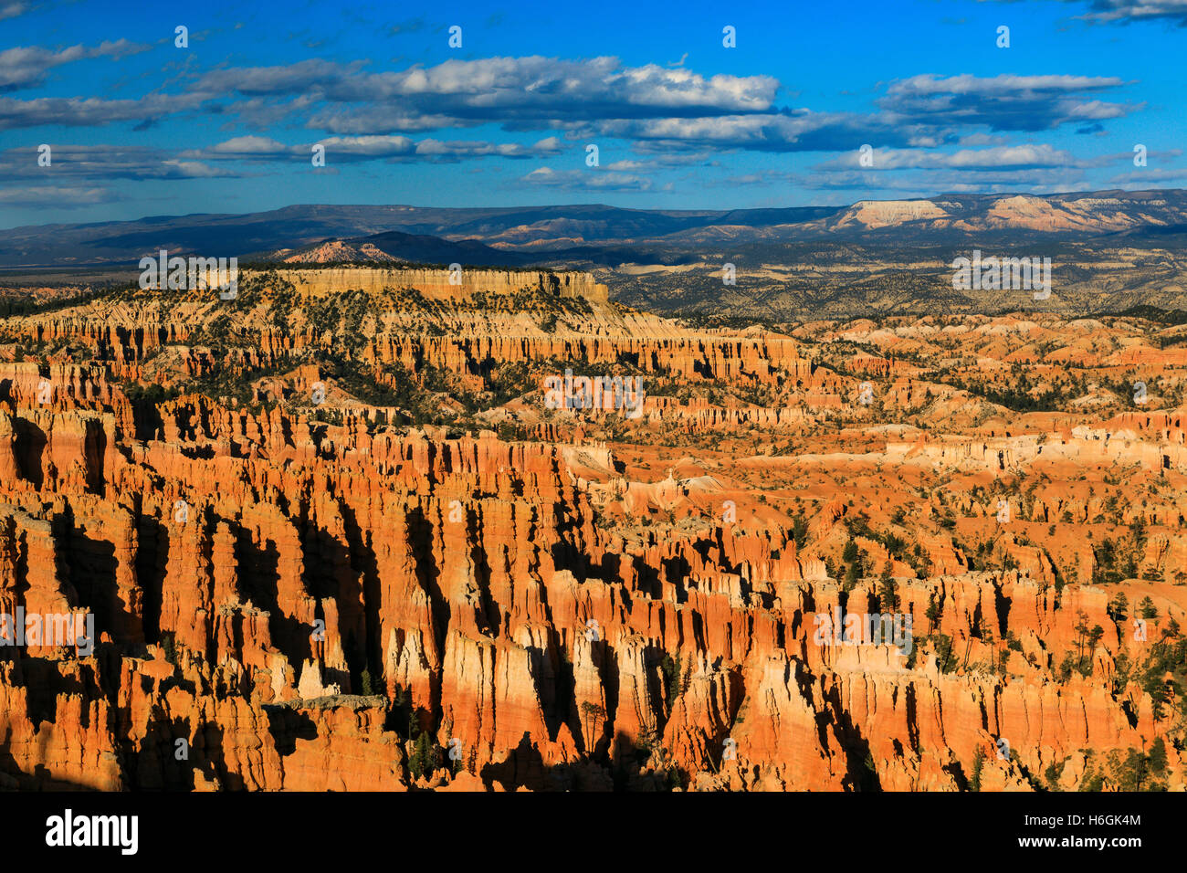 This is a late-afternoon view of the Bryce Amphitheater as seen from ...