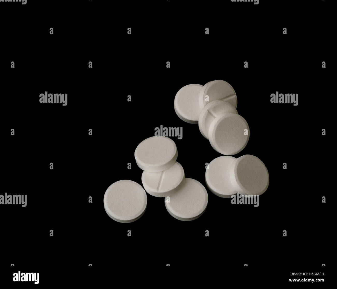 Round effervescent tablets hi-res stock photography and images - Alamy