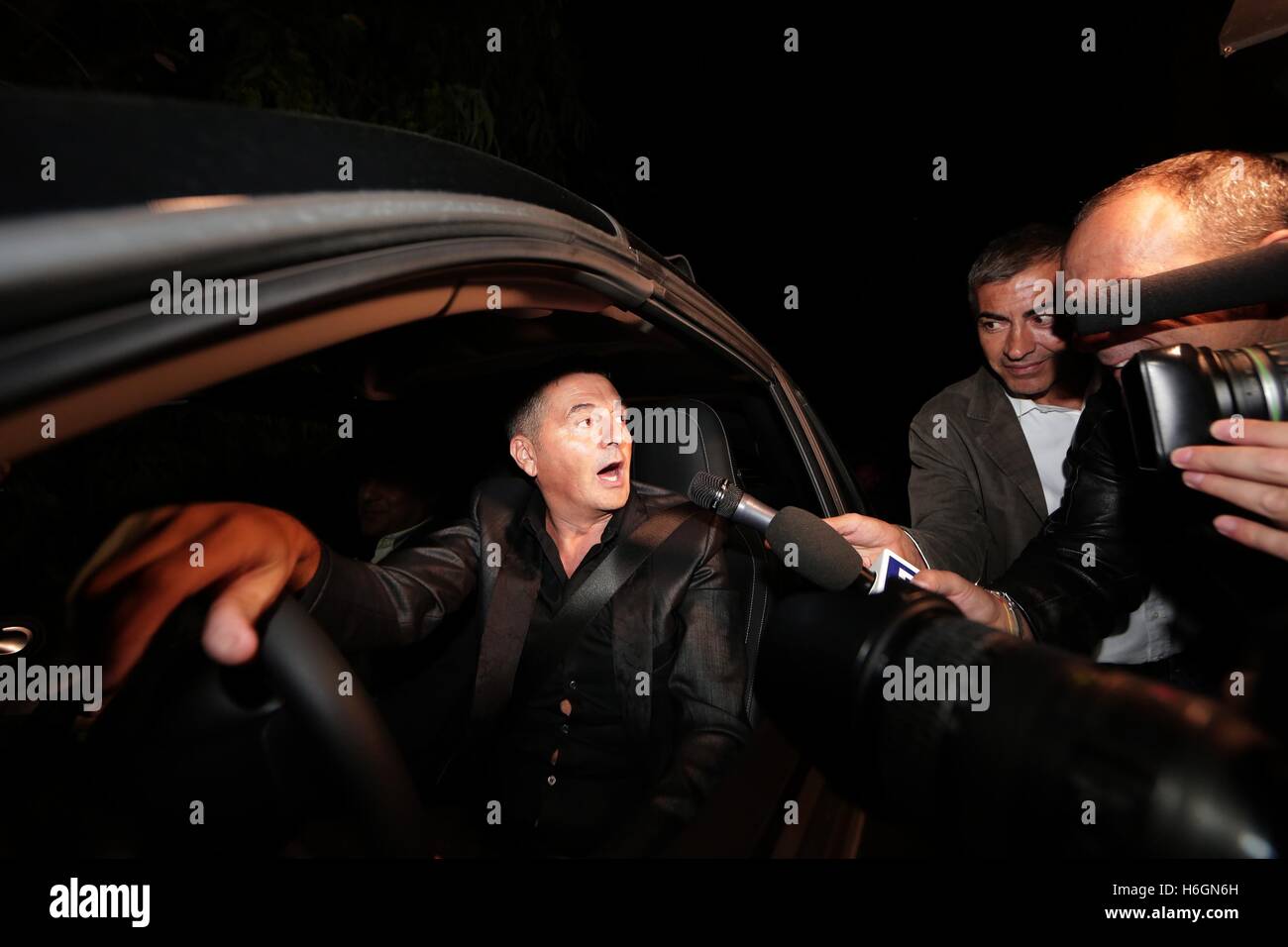 Francesco Totti's 40th Birthday Party in Rome Featuring: Teo Mammucari ...