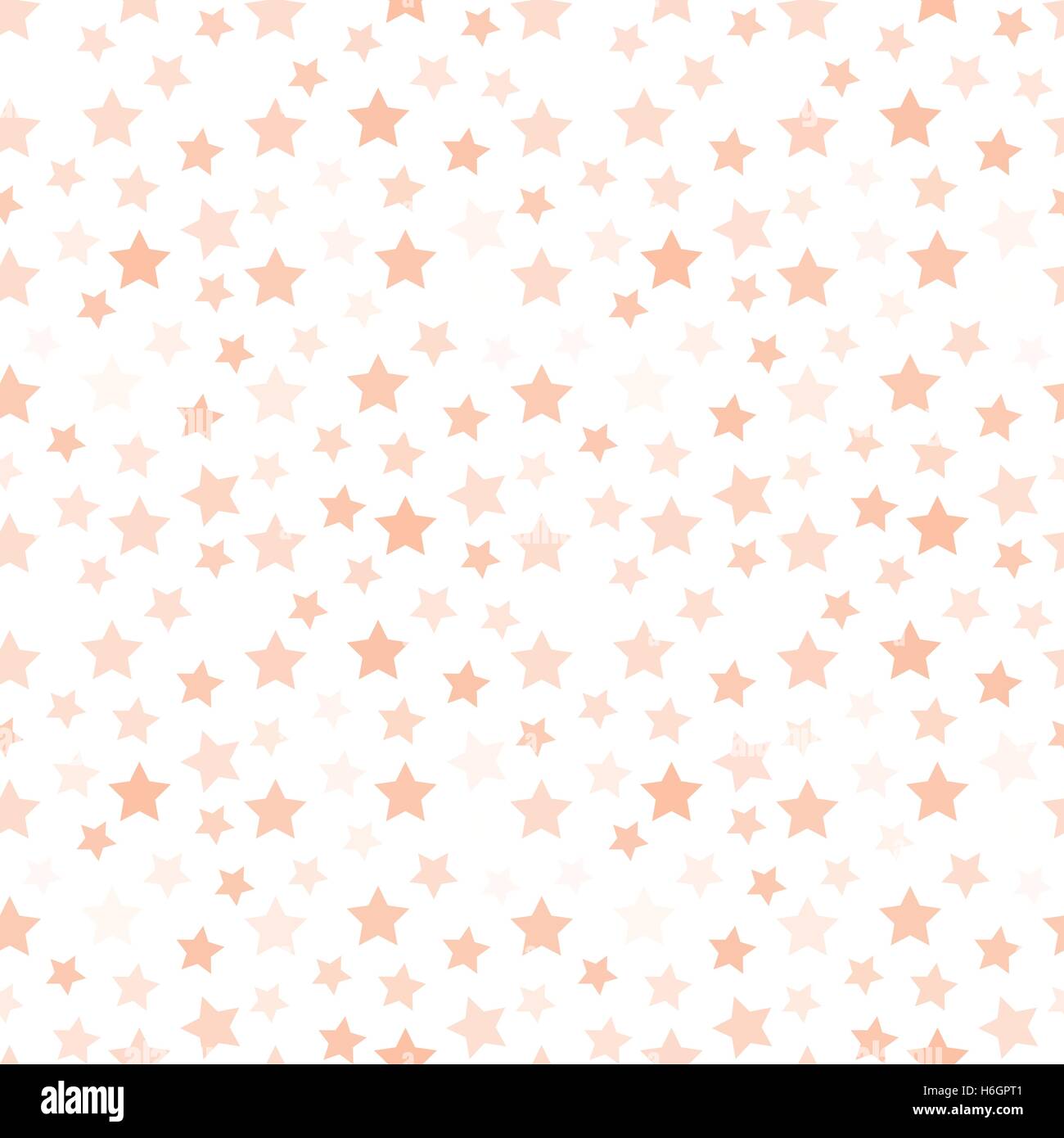 Isolated pale pink color stars on the white background pattern ...