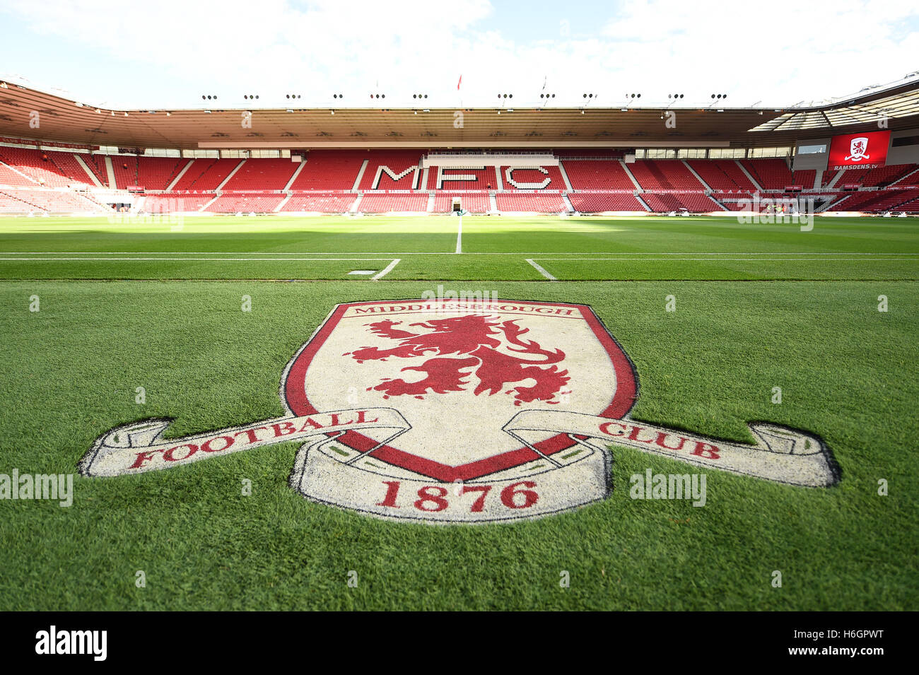 A general view of the stadium prior to the Premier League match at the ...