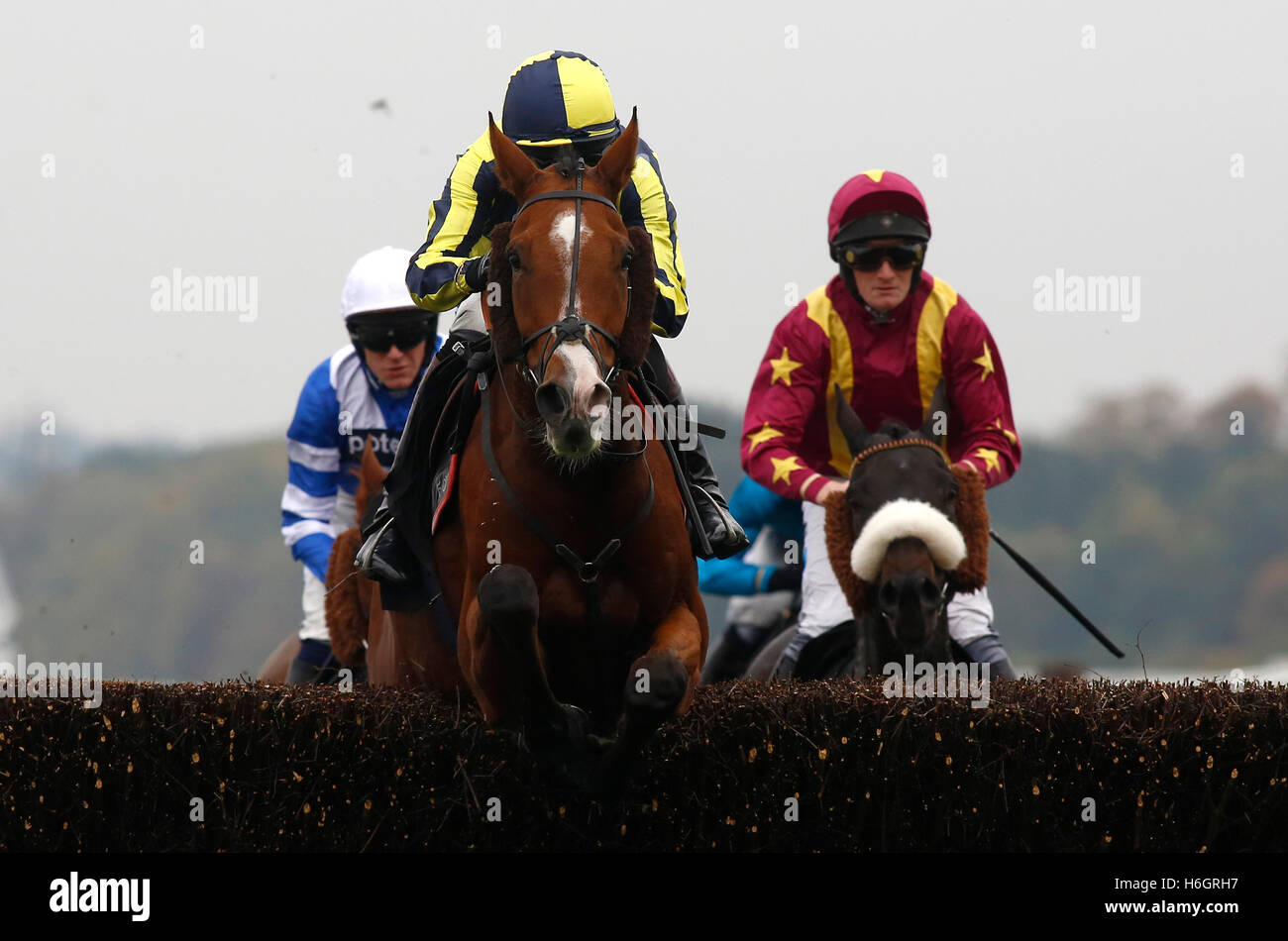 Master Dee ridden by Conor Shoemark on their way to winning The Ascot ...