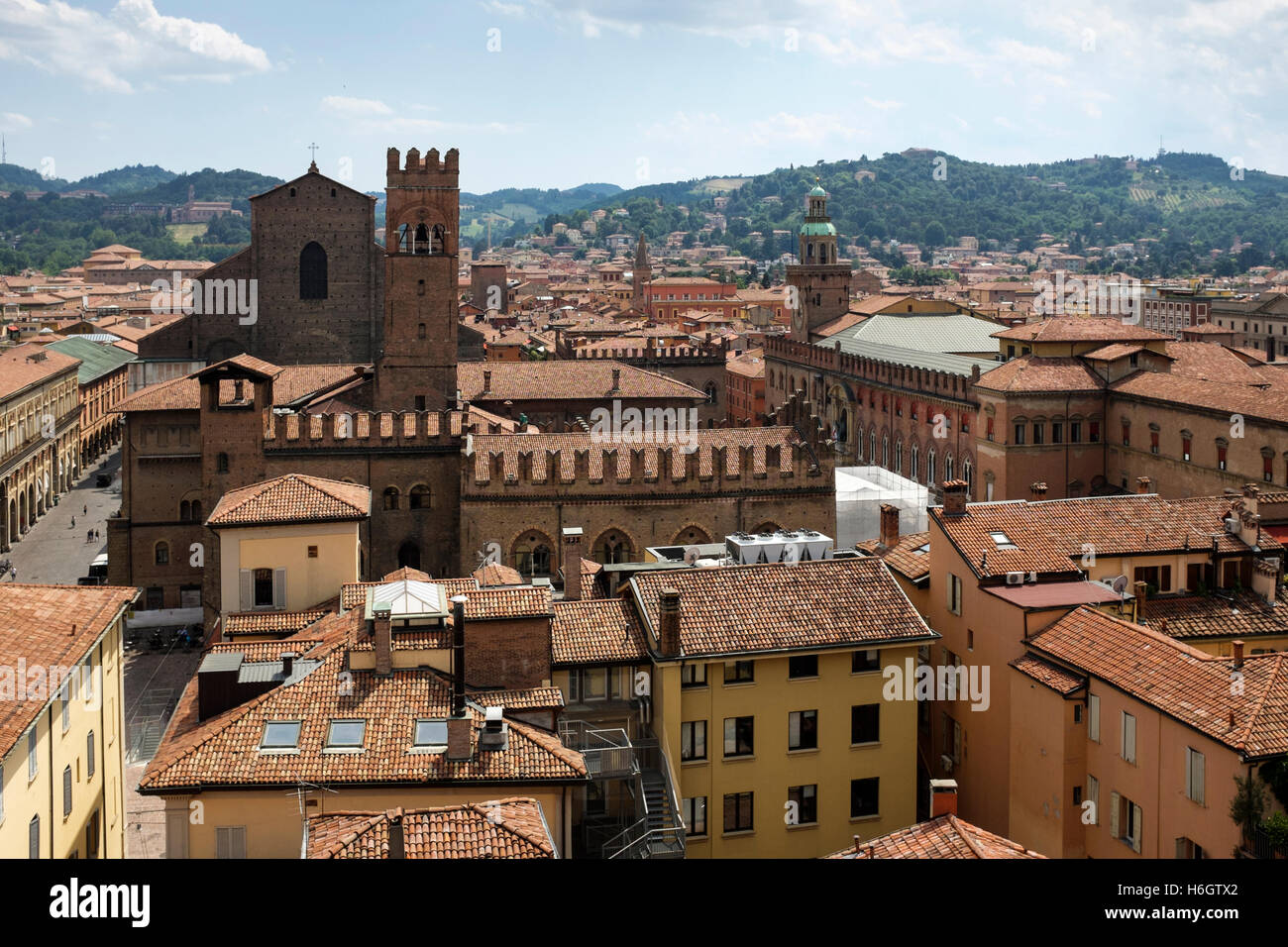 Bologna rooftop view hi-res stock photography and images - Alamy
