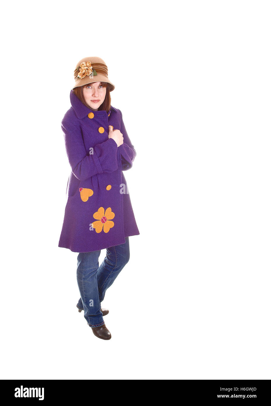 Jeans boots coat Cut Out Stock Images & Pictures - Alamy