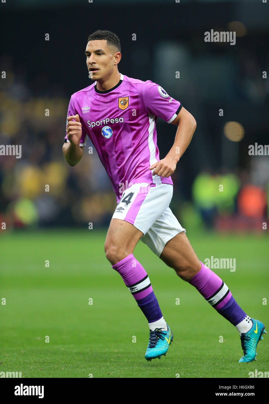 Hull City's Jake Livermore in action during the Premier League match at ...