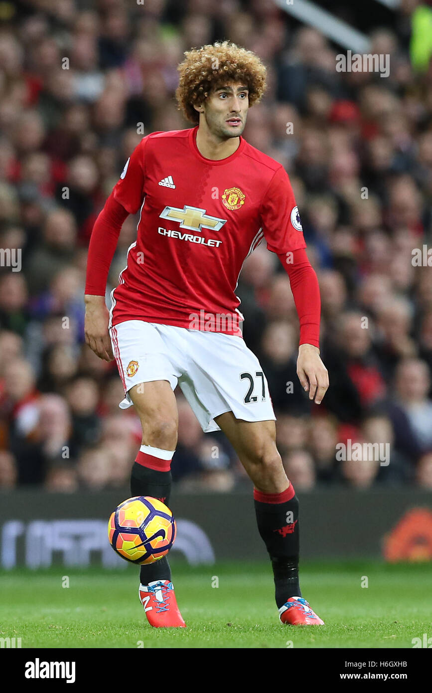 Manchester United's Marouane Fellaini uring the Premier League match at ...