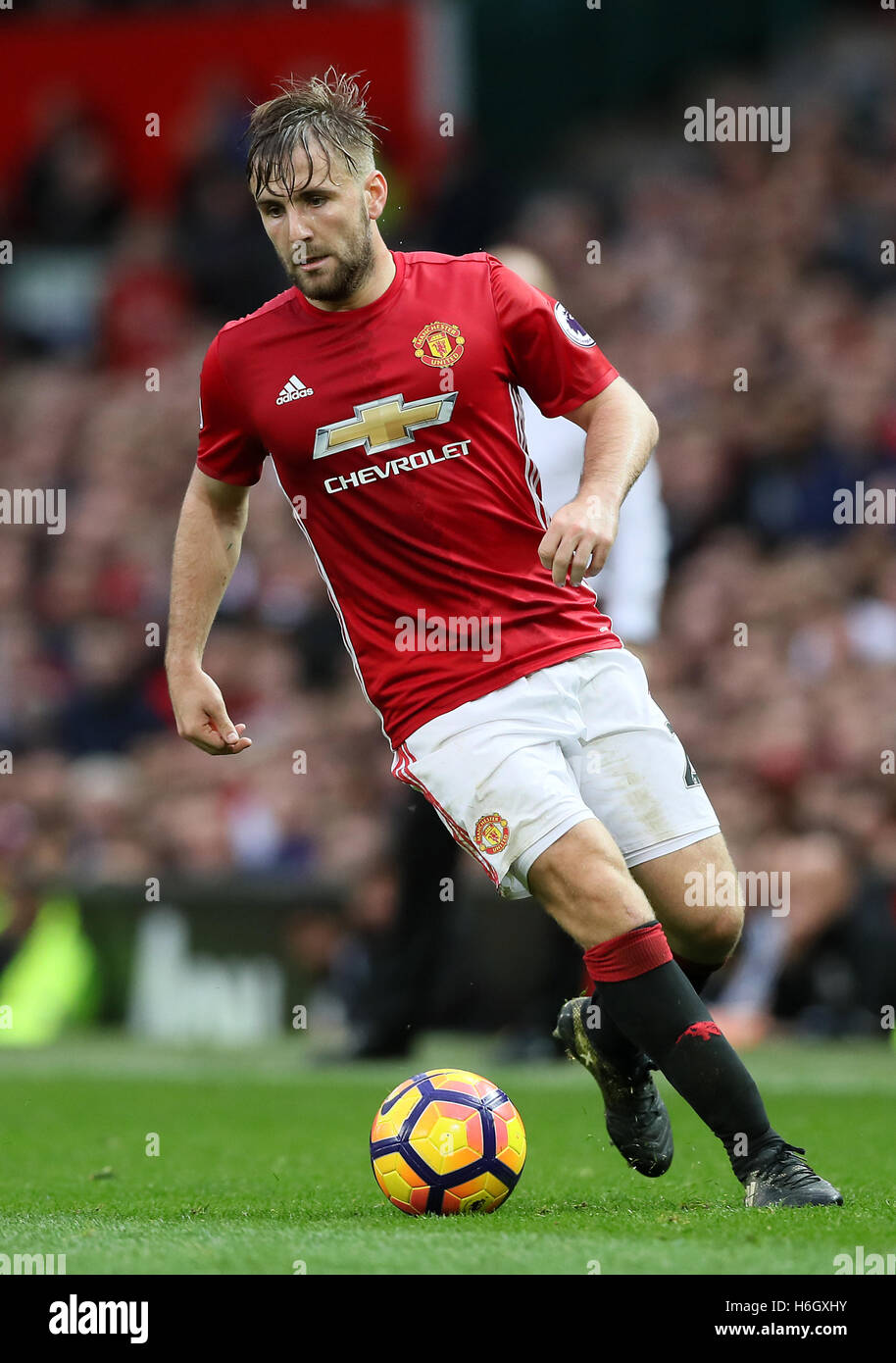 Manchester United's Luke Shaw during the Premier League match at Old ...