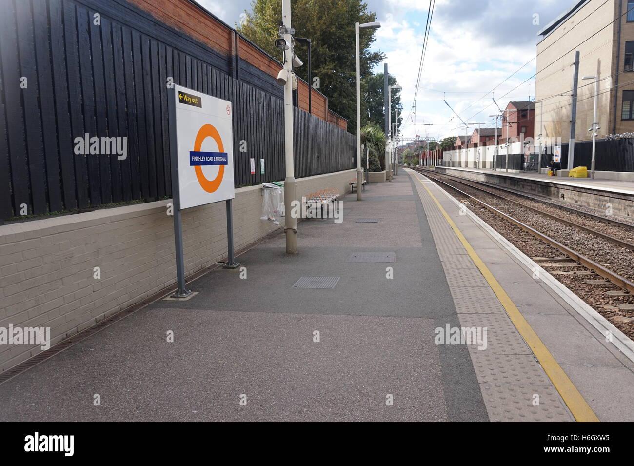 Finchley Road and Frognal Overground station Stock Photo - Alamy