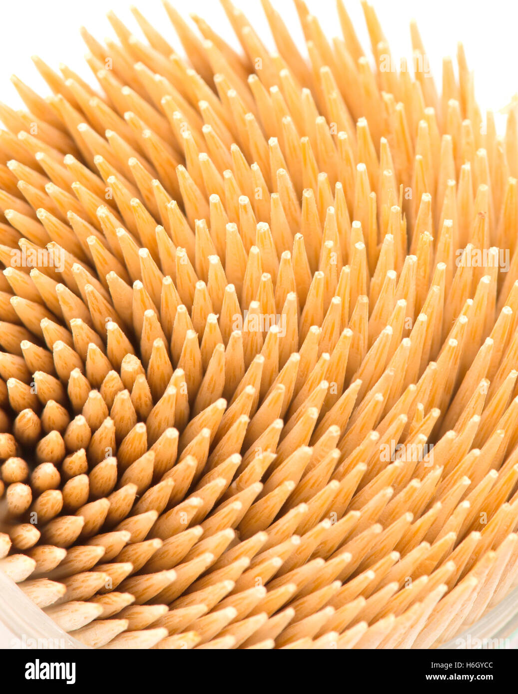 Toothpicks in a box on a white background Stock Photo - Alamy