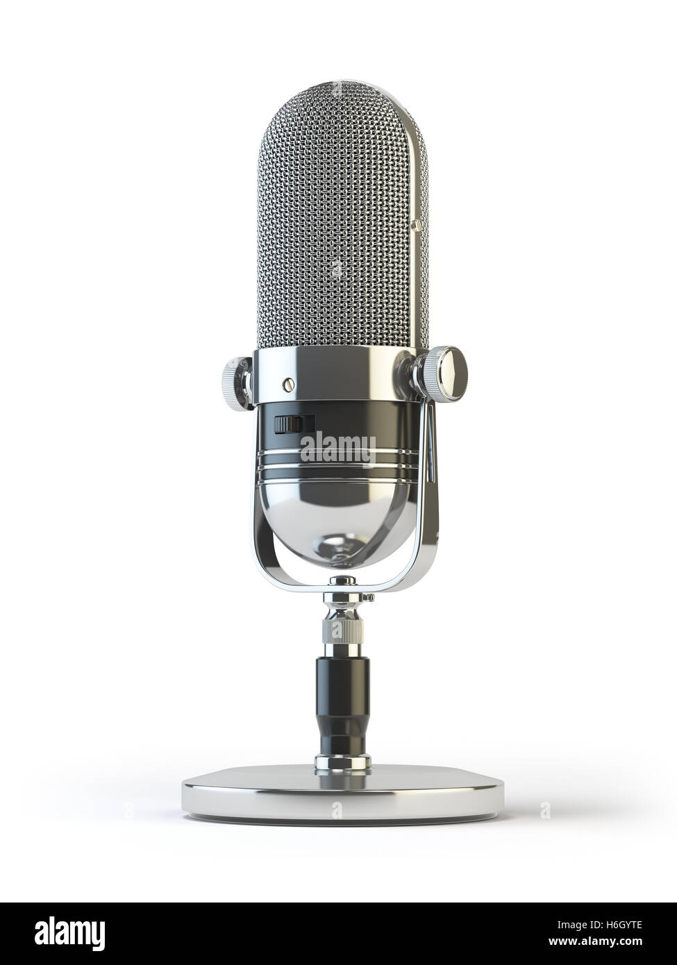 Old radio microphone hi-res stock photography and images - Alamy