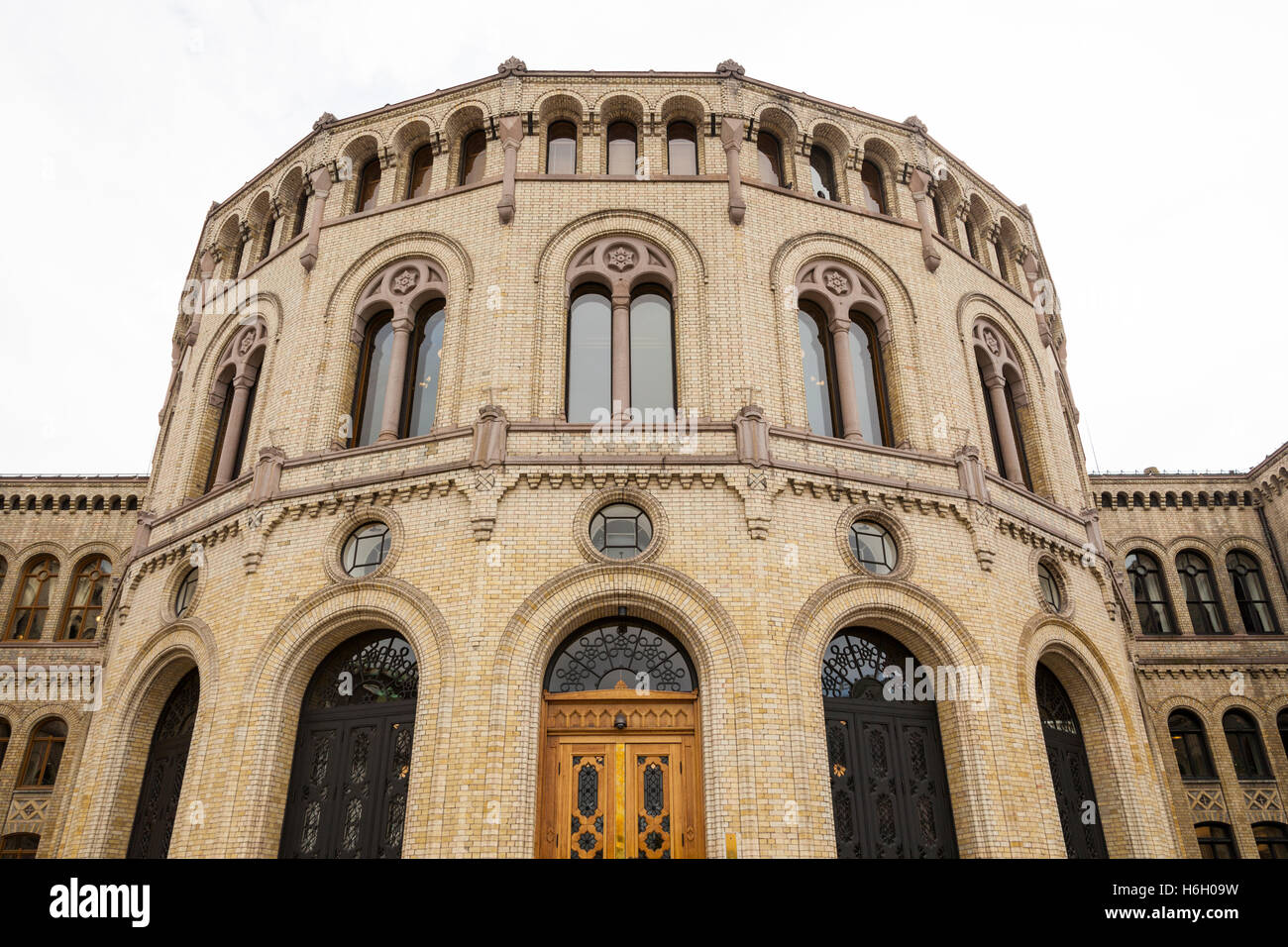 The Parliament Building, Storting Building, Karl Johans Gate, Oslo ...