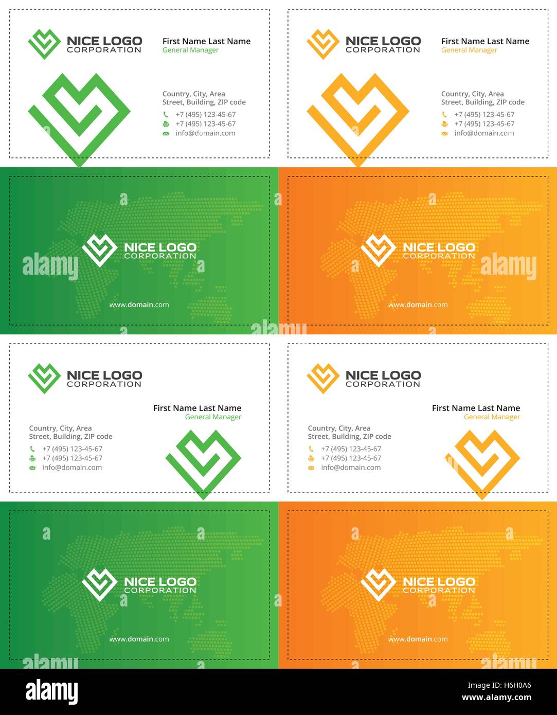 love business card 2 Stock Vector Image & Art - Alamy