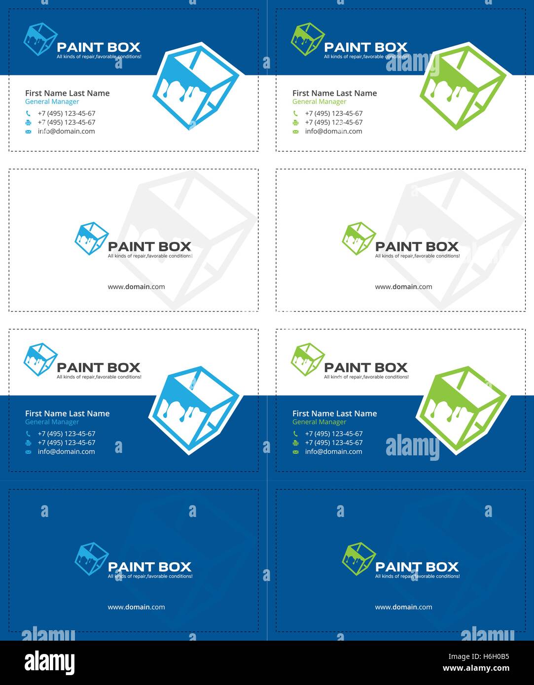 Paint_box Stock Vector Images - Alamy