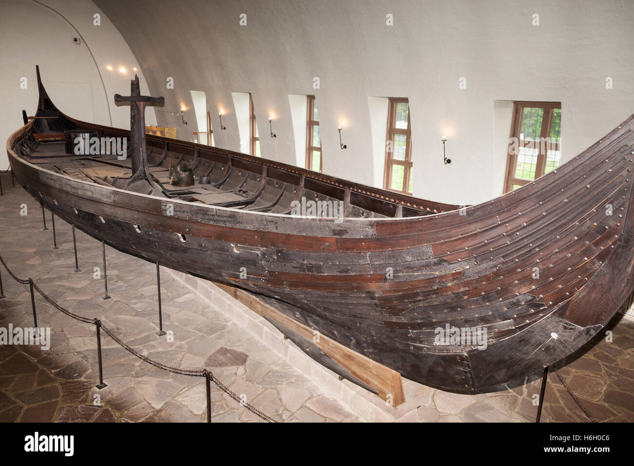 Gokstad Viking ship, Viking Ship Museum, Bygdoy, Oslo, Norway Stock ...