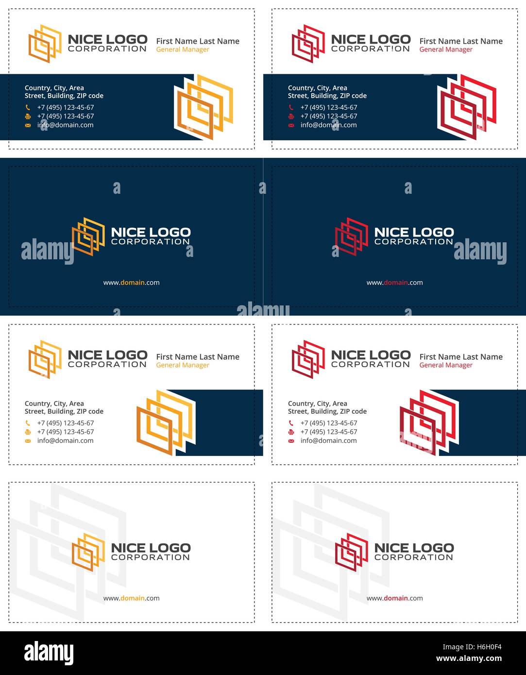 gallery business card 2 Stock Vector Image & Art - Alamy