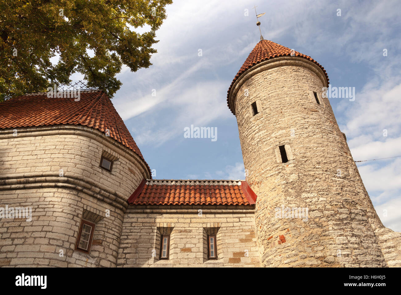 A tower of Viru Gate, Tallinn, Estonia Stock Photo - Alamy