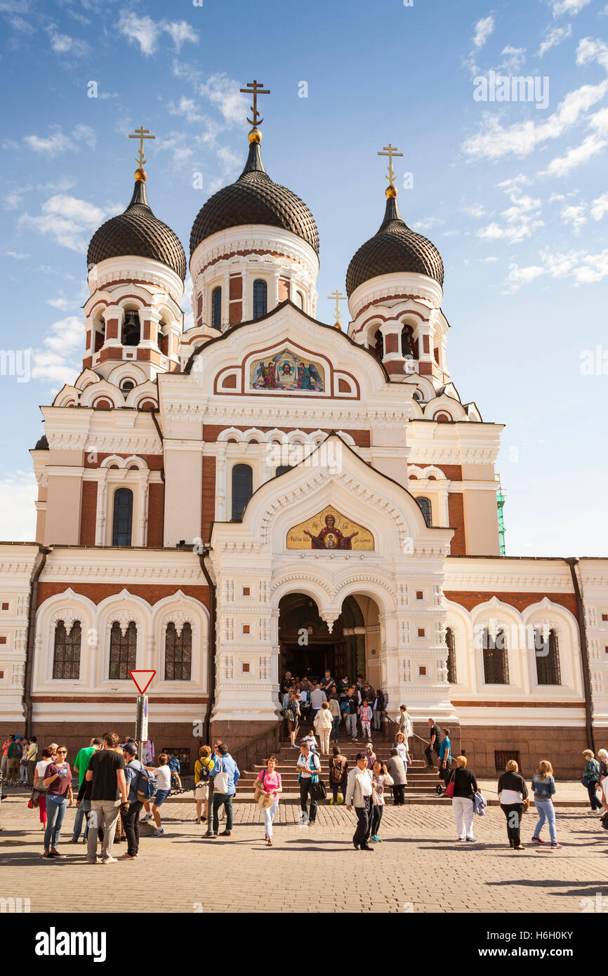 Orthodox Cathedral of Alexander Nevsky, Toompea, Old Town, Tallinn ...