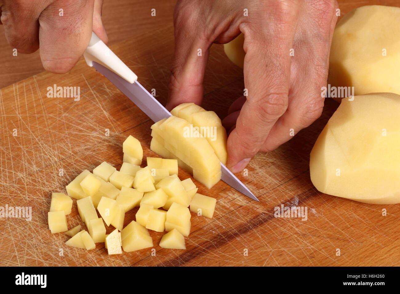 Slicing and dicing hi-res stock photography and images - Alamy