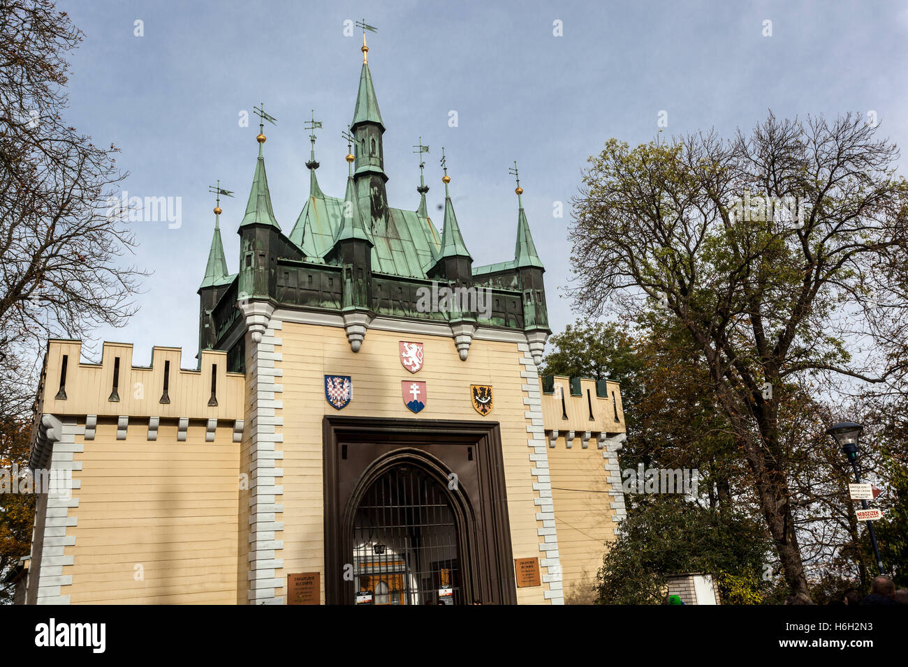 Petrin Hill, Mirror Maze, Prague, Czech Republic Stock Photo - Alamy