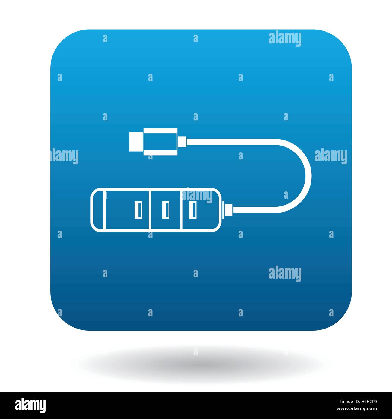 Usb port hub Stock Vector Images - Alamy