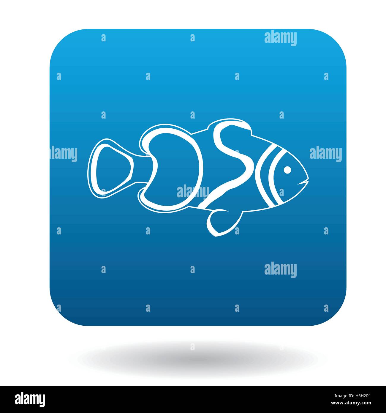 Clown fish icon, simple style Stock Vector Image & Art - Alamy