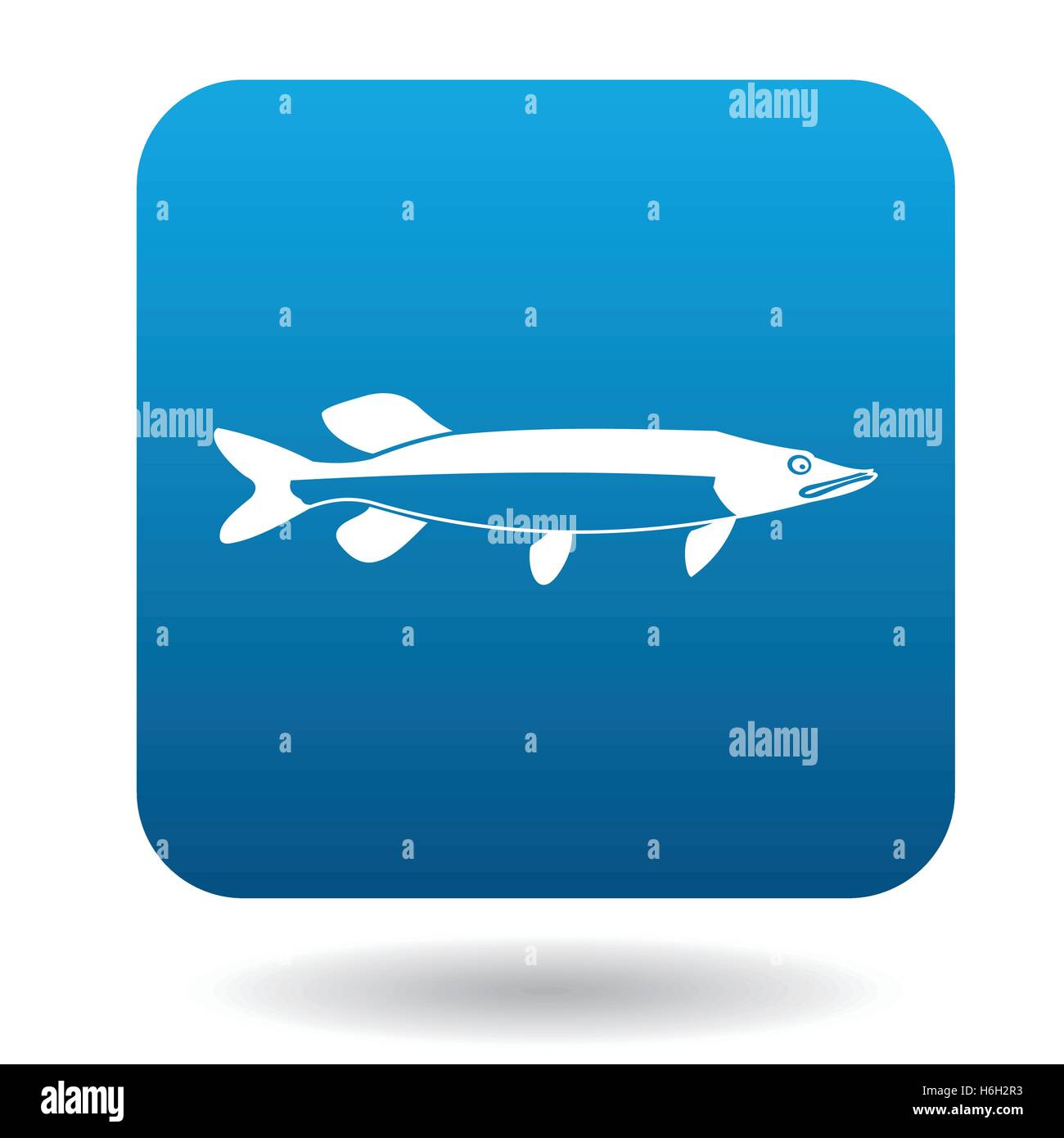 Pike fish icon, simple style Stock Vector Image & Art - Alamy