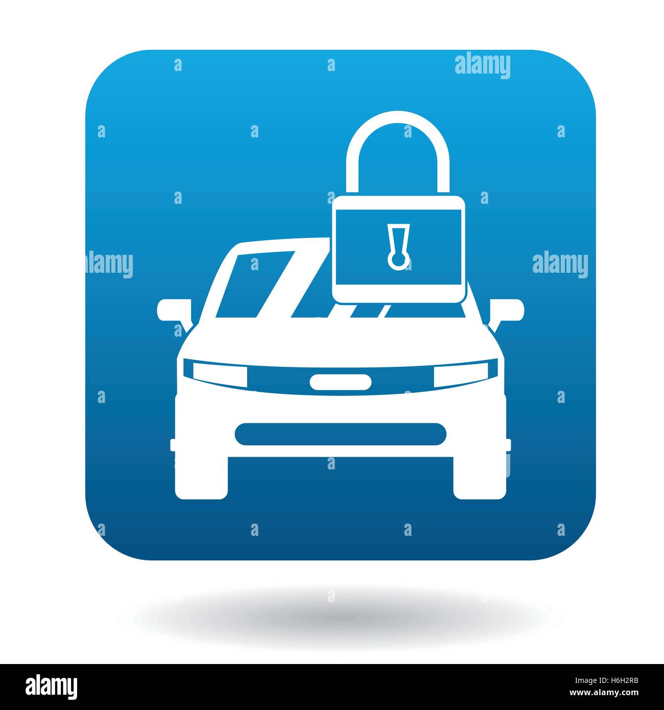 Arrested car icon, simple style Stock Vector Image & Art - Alamy