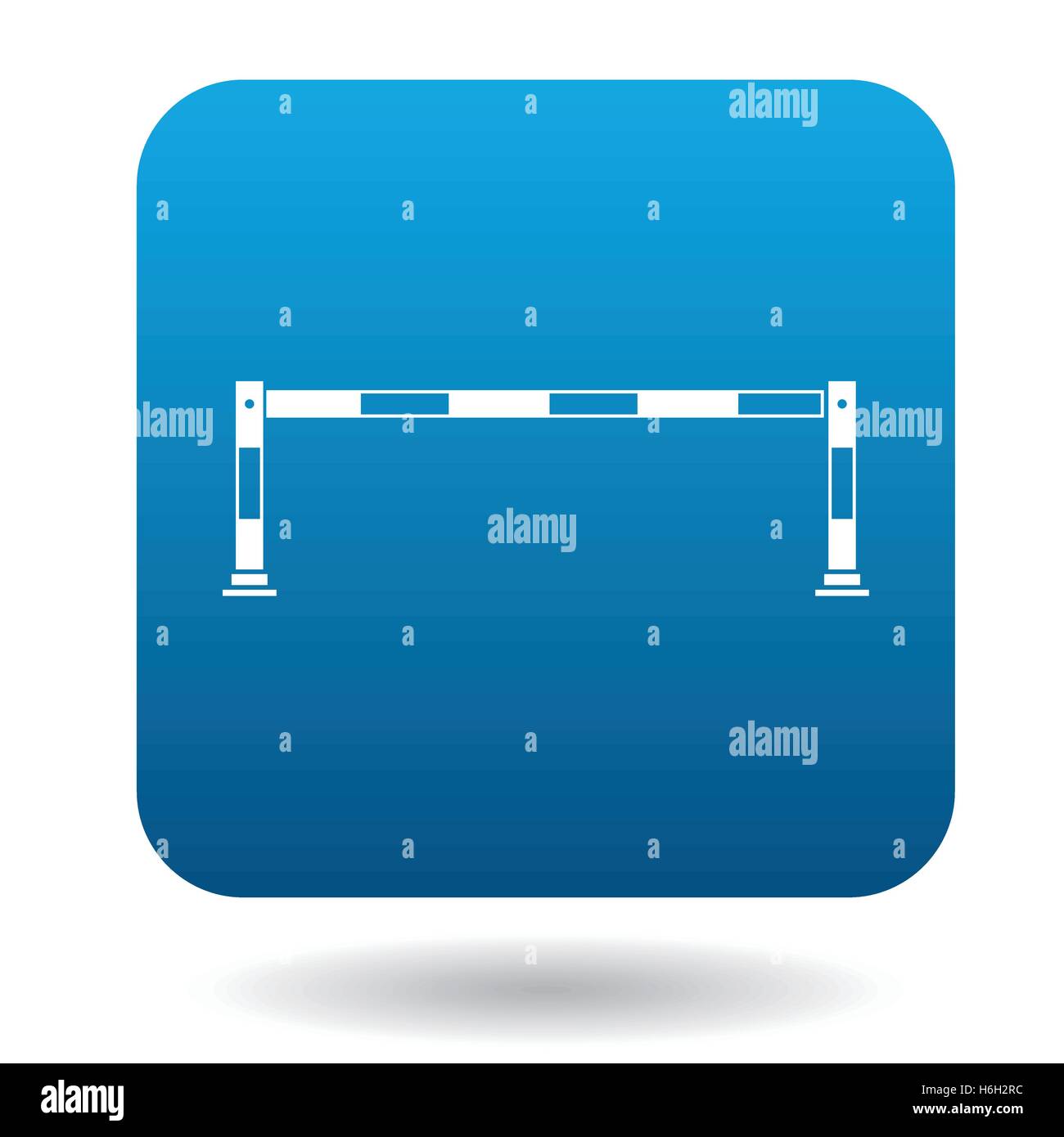 Car barrier icon, simple style Stock Vector Image & Art - Alamy