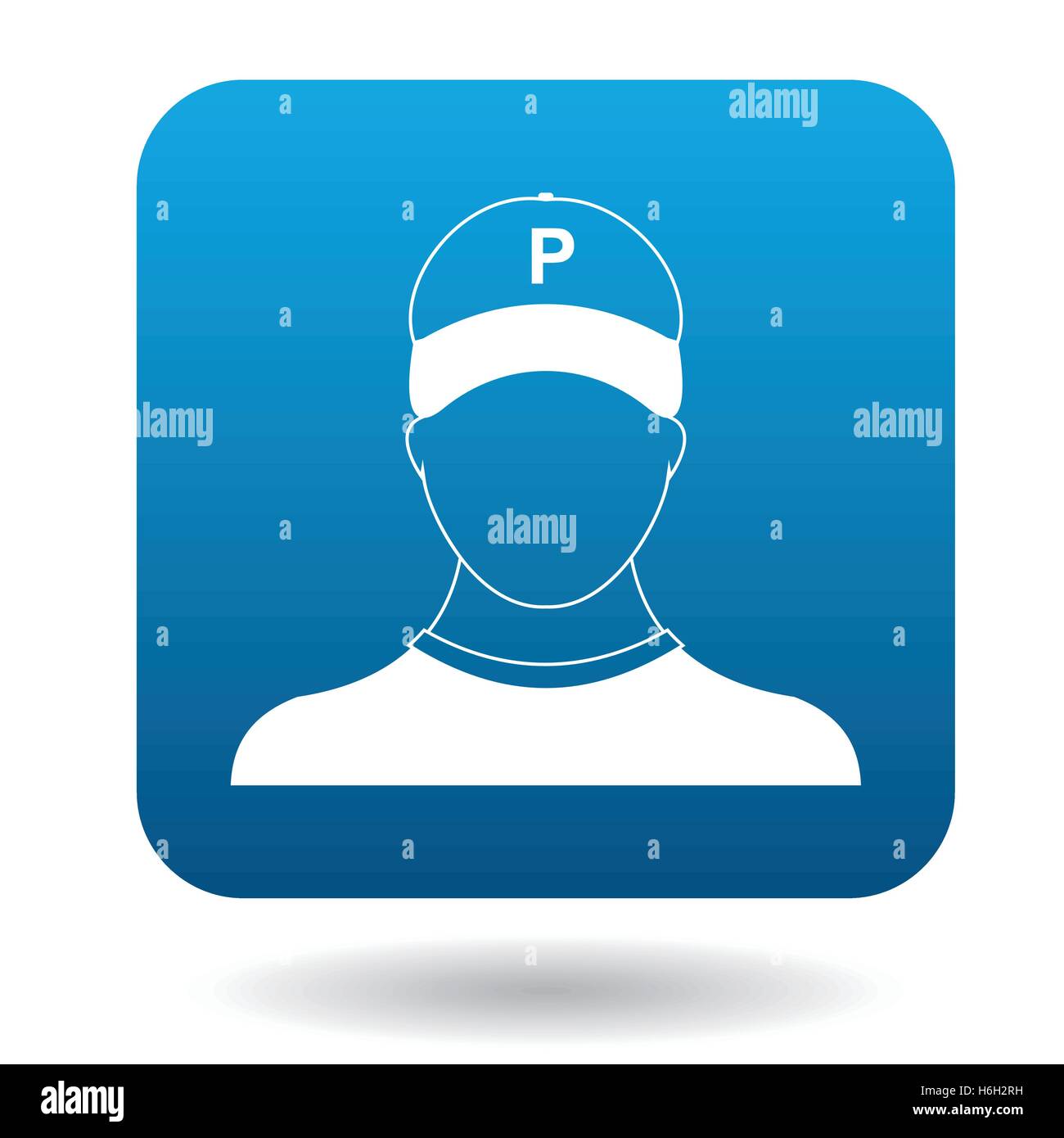 Parking attendant icon, simple style Stock Vector Image & Art - Alamy