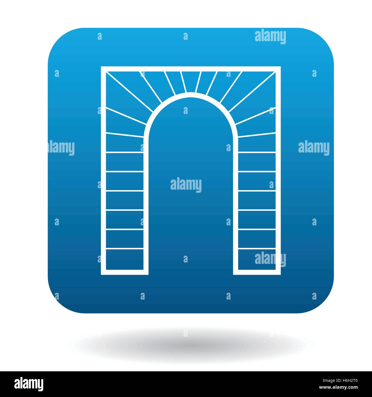 Striped arch icon, simple style Stock Vector Image & Art - Alamy