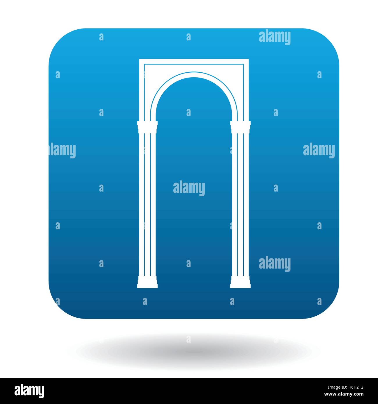 Rectangular arch icon, simple style Stock Vector Image & Art - Alamy
