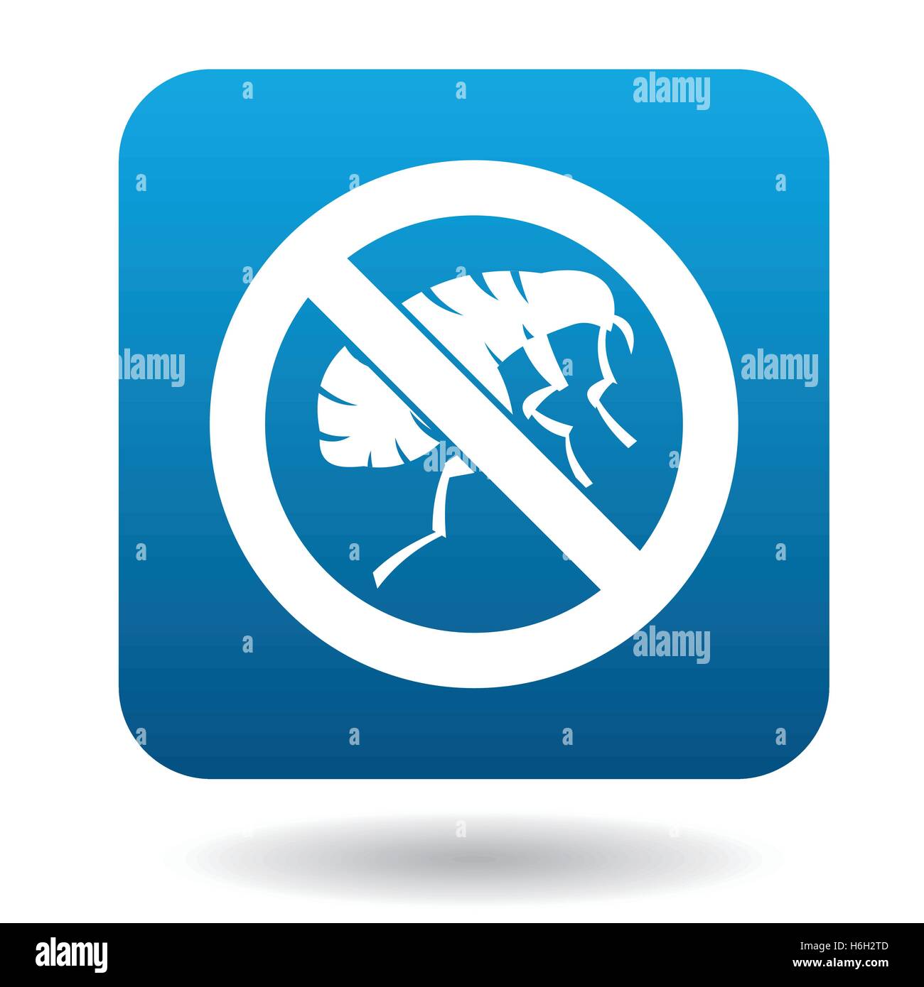 Sign prohibition of fleas icon, simple style Stock Vector Image & Art ...
