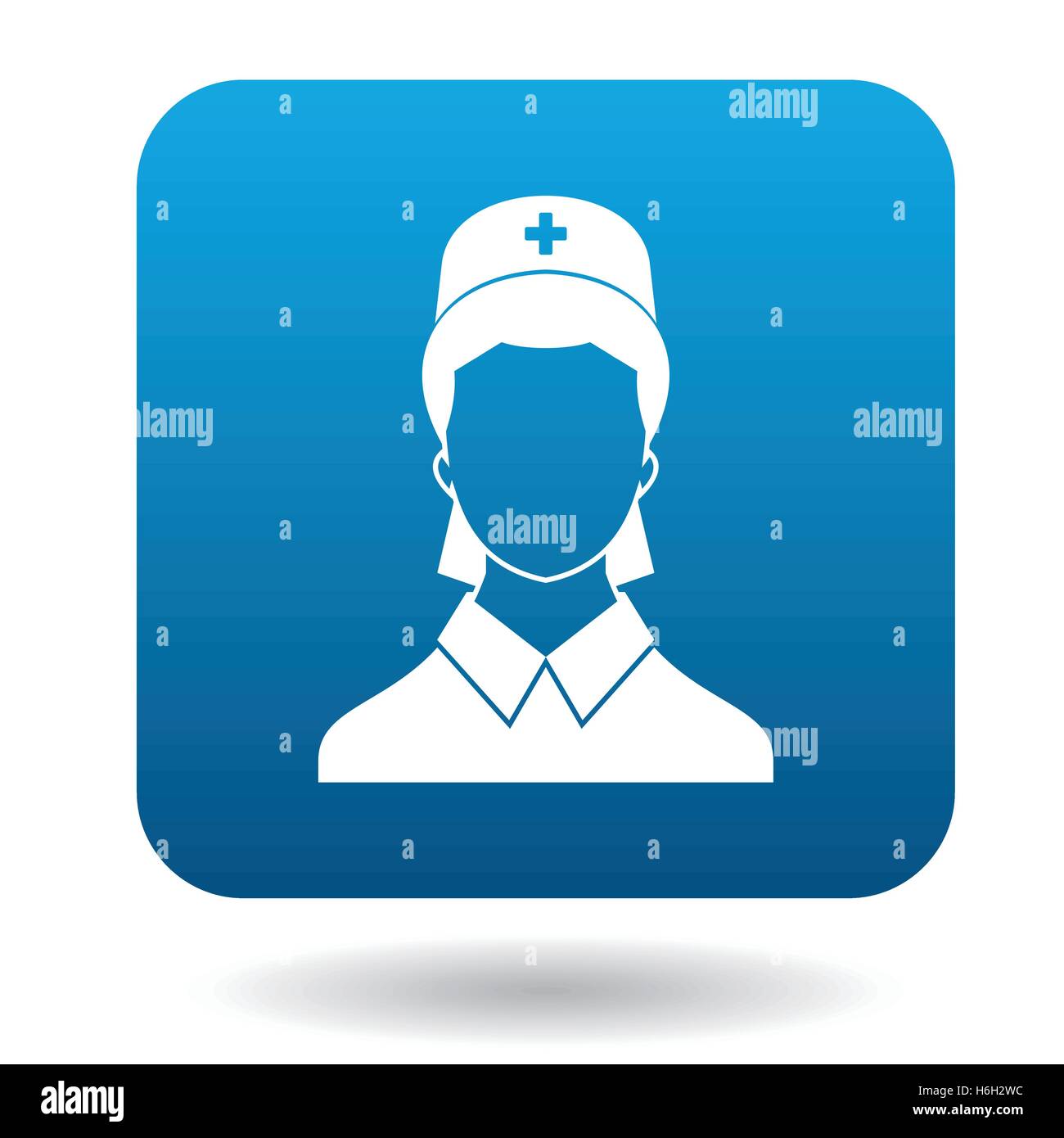 Nurse icon in simple style Stock Vector Image & Art - Alamy