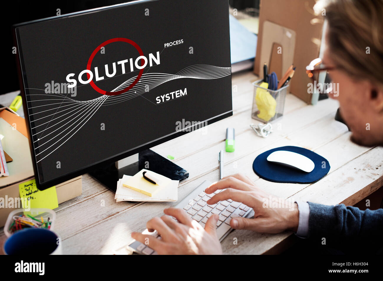 Analysis Process System Company Solution Concept Stock Photo - Alamy