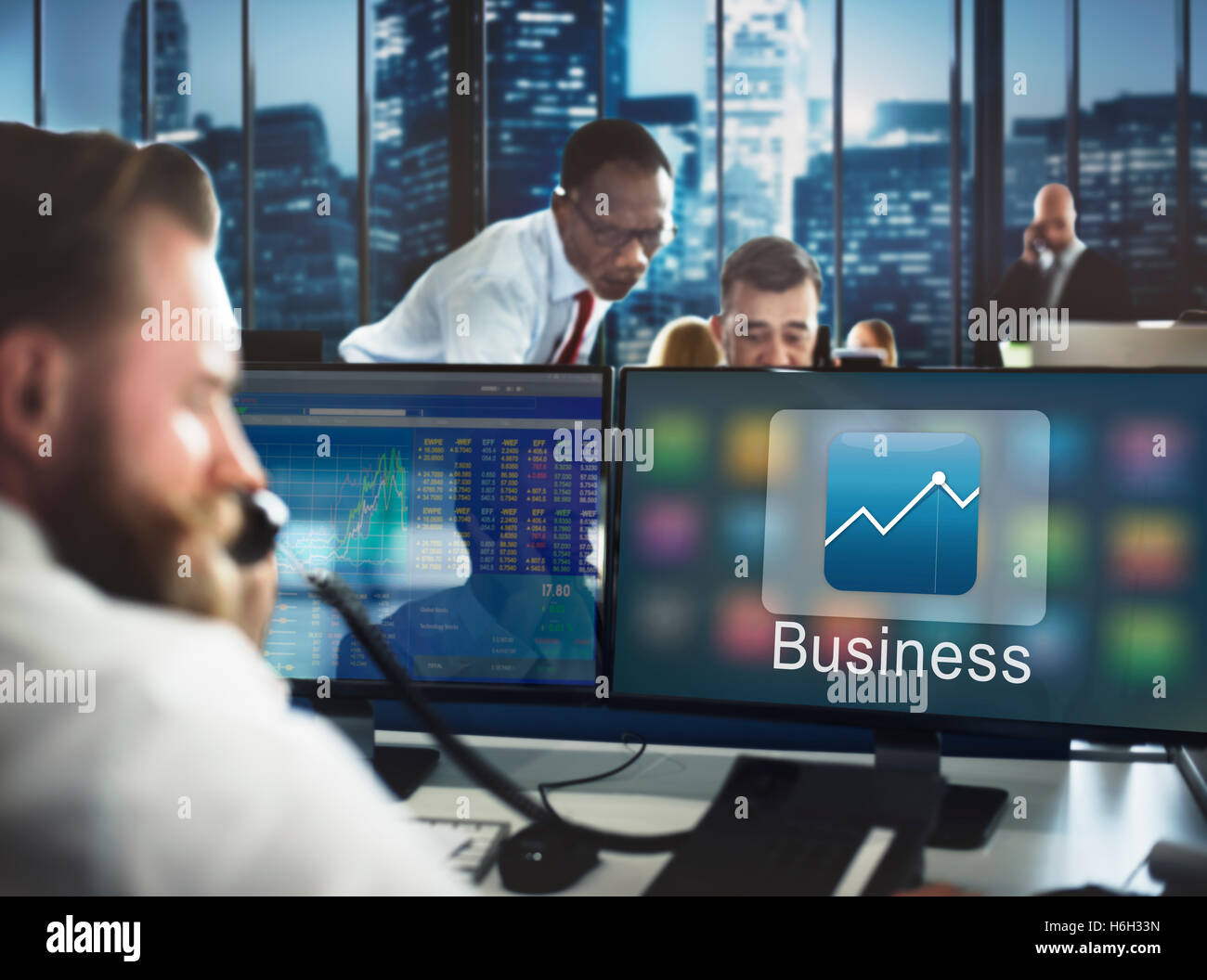 Application Business Communication Graphic Concept Stock Photo - Alamy