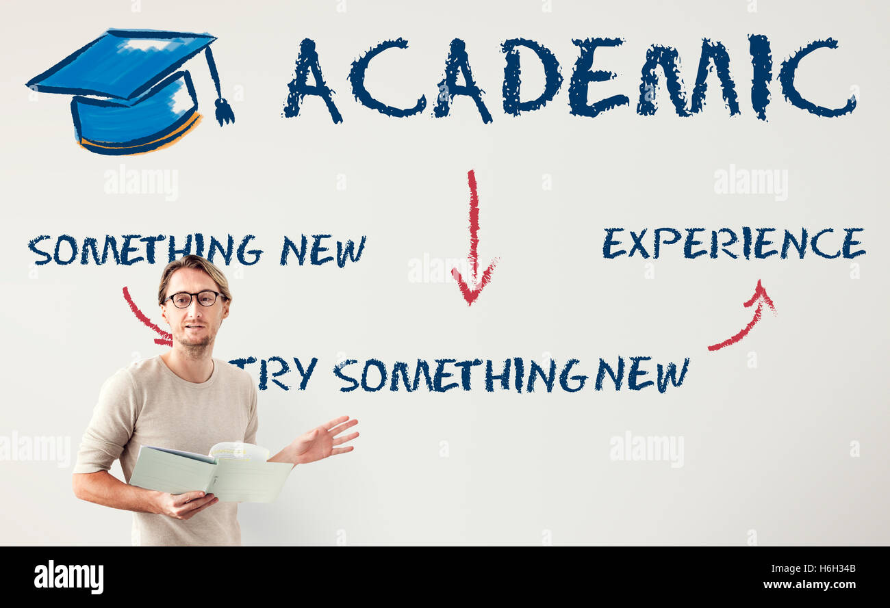 Academic Education Explore Knowledge Graphic Concept Stock Photo - Alamy