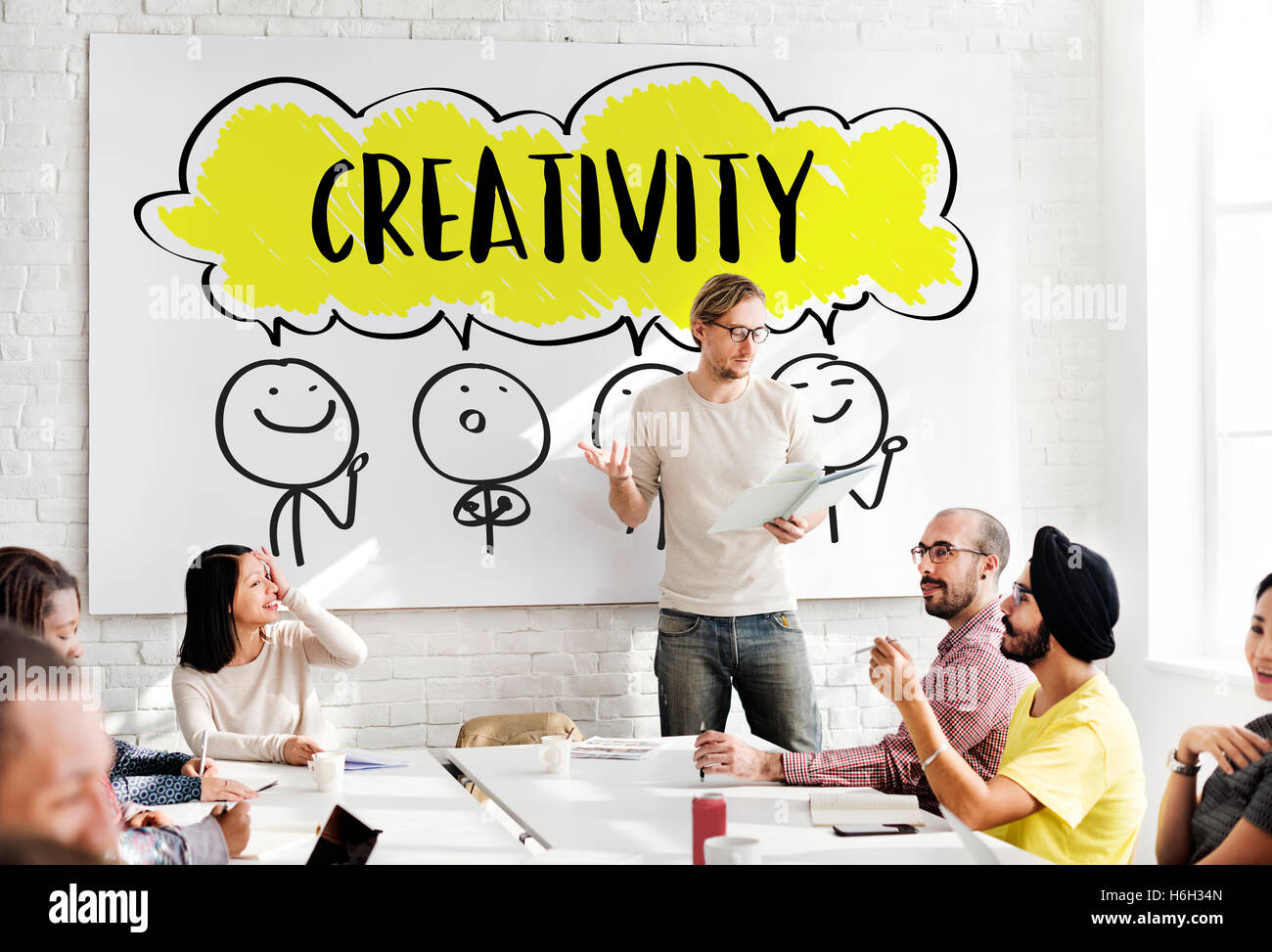 Communication Creative Thinking Ideas Concept Stock Photo - Alamy
