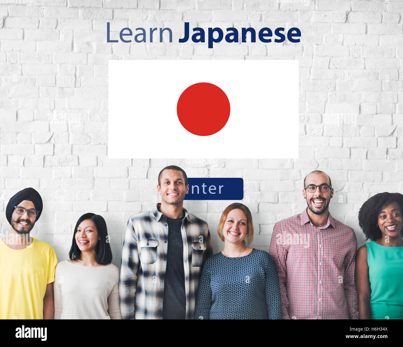 Learn Japanese Language Online Education Concept Stock Photo - Alamy