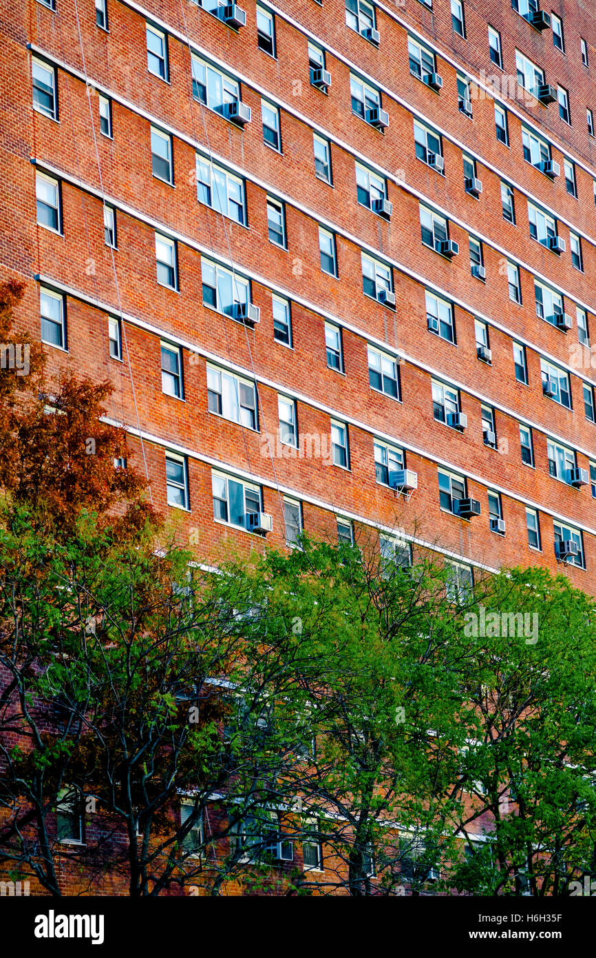 Cluster of high rise apartment building's windows Stock Photo - Alamy