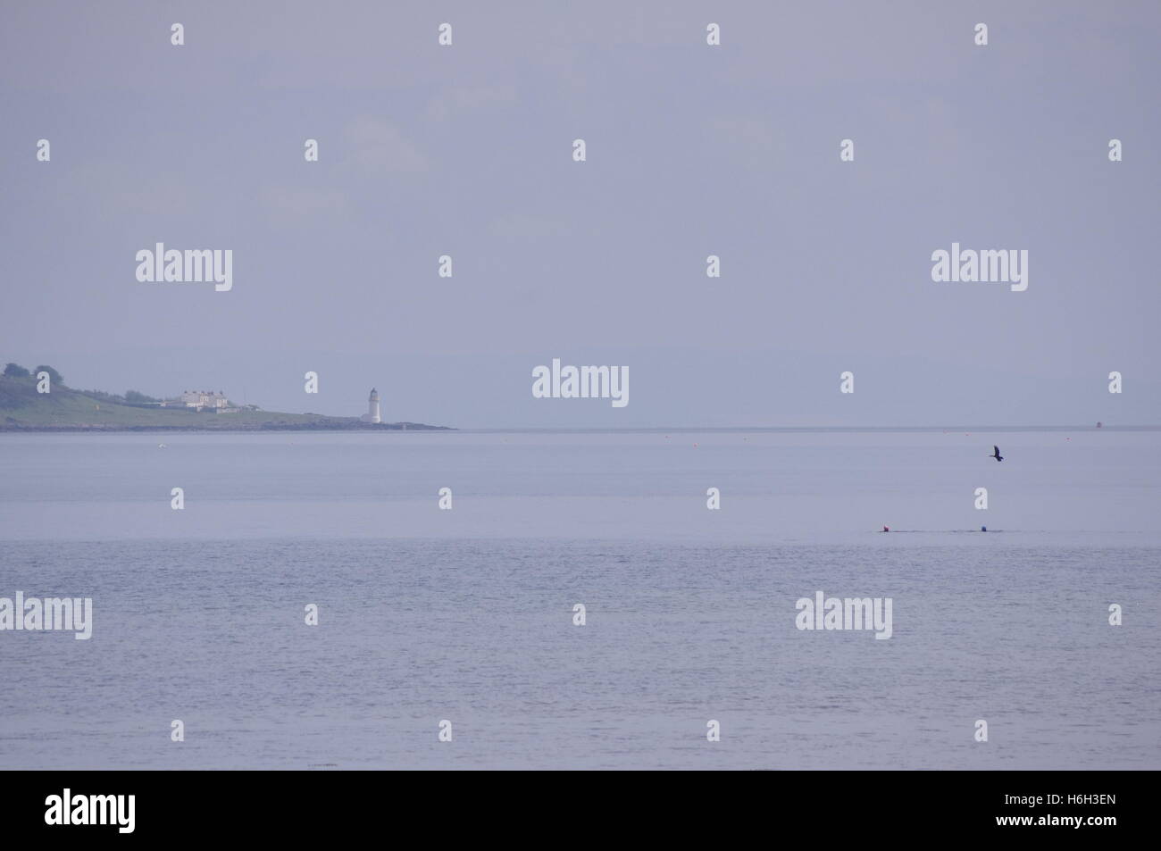 The Holy Isle lighthouse, Lamlash, Isle of Arran Stock Photo - Alamy