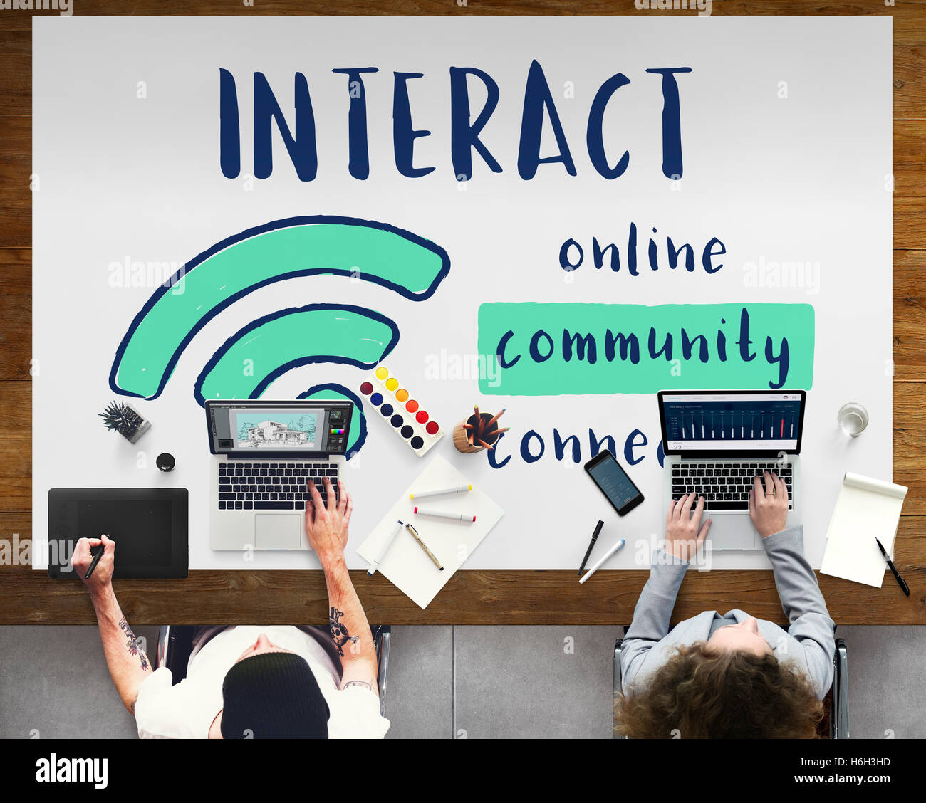 Networking communication Connection Share Ideas Concept Stock Photo - Alamy