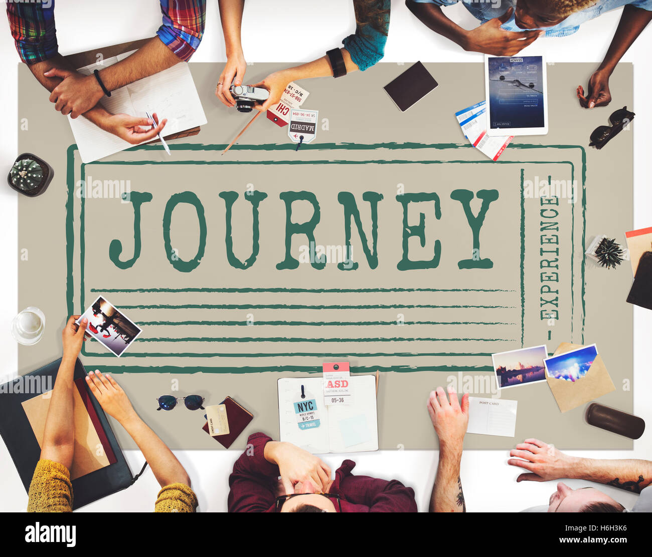 Journey Destination Explore Vacation Graphic Concept Stock Photo - Alamy