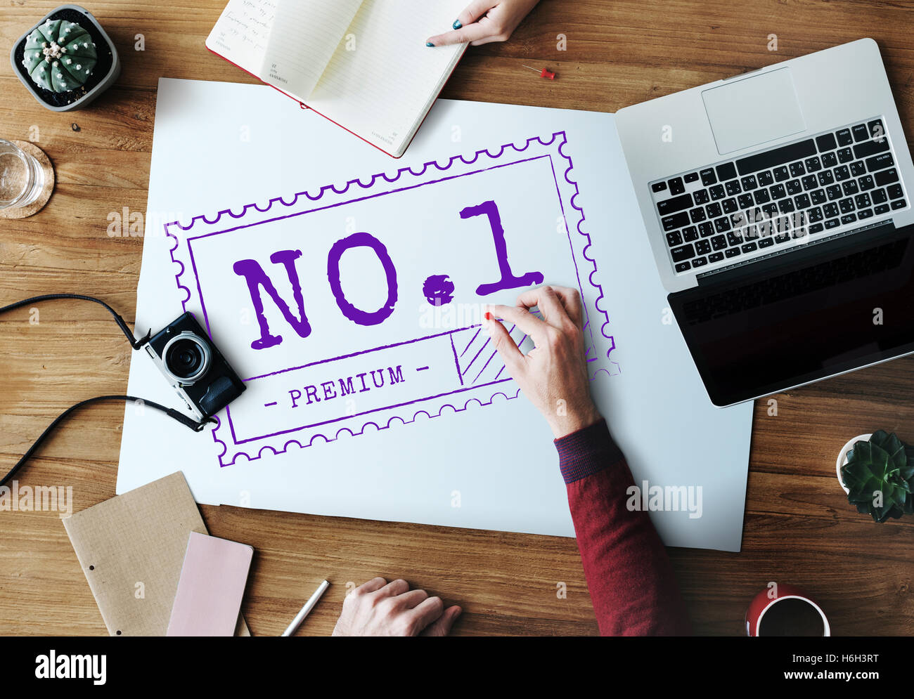 No.1 Product Certificate Sign Concept Stock Photo - Alamy