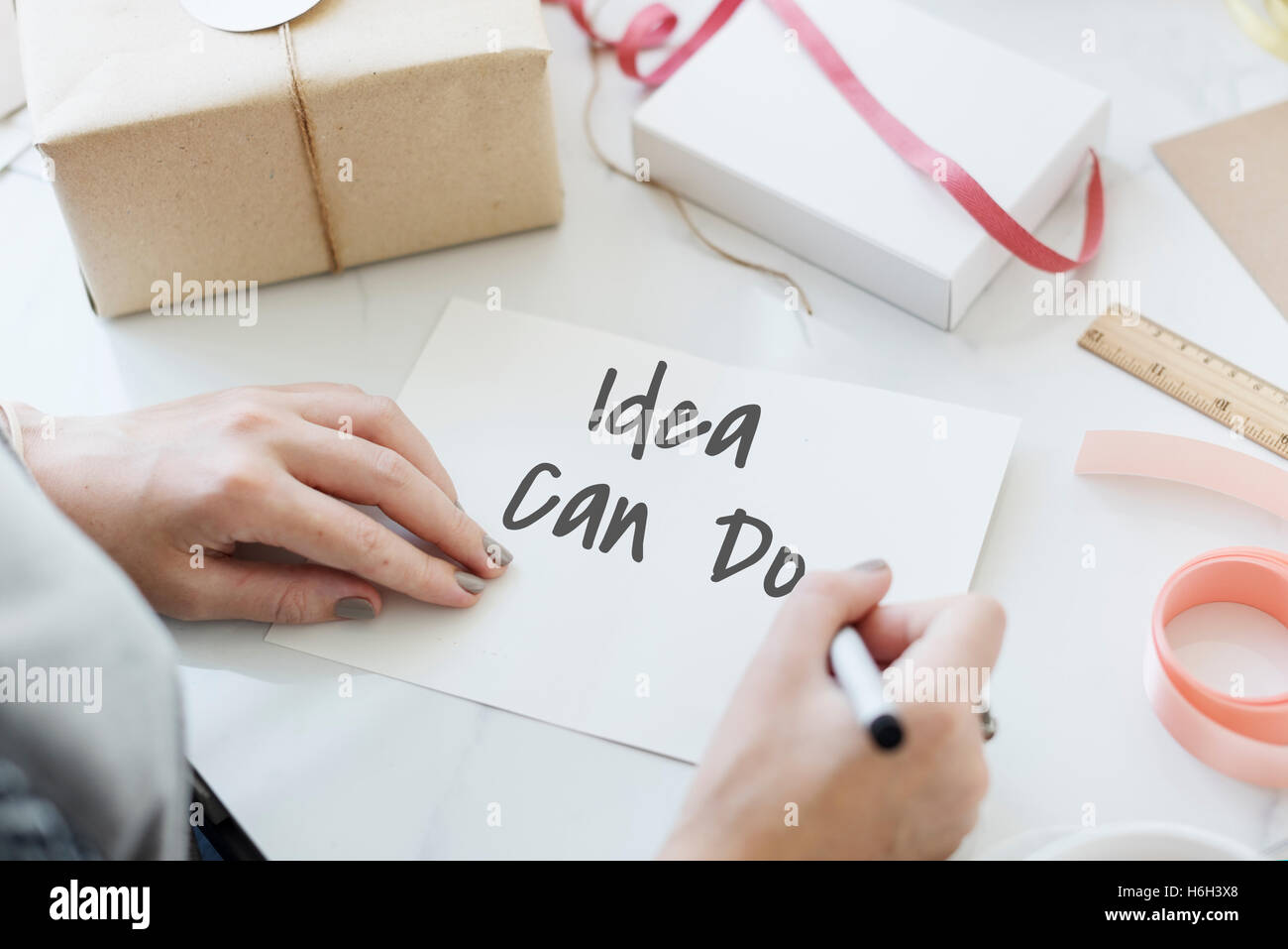 Improve Ideas Inspiration Creative Concept Stock Photo - Alamy